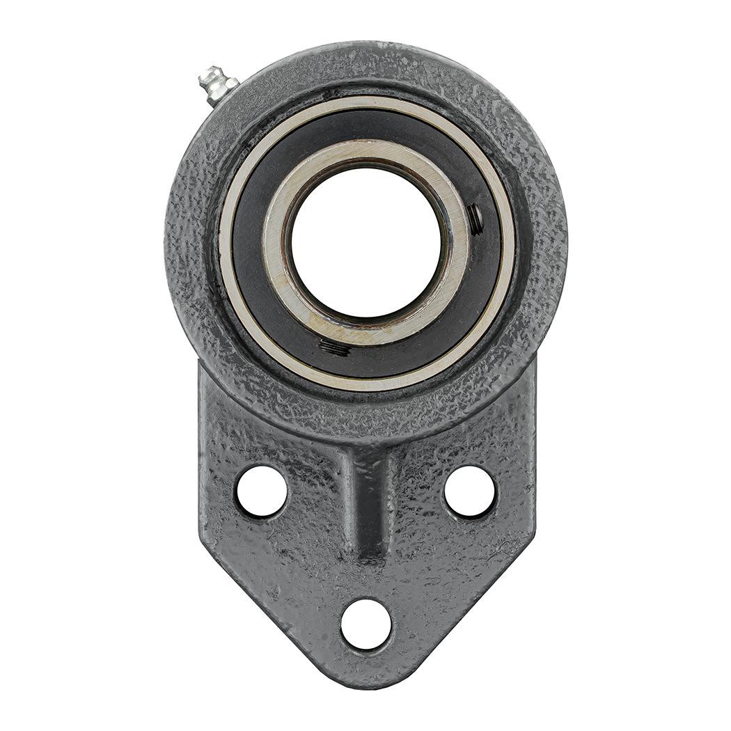 Standard Duty 3-Bolt Bracket: 1-1/16" Set Screw Mounted 3 Bolt Bracket Bearing.High Temp Bearings