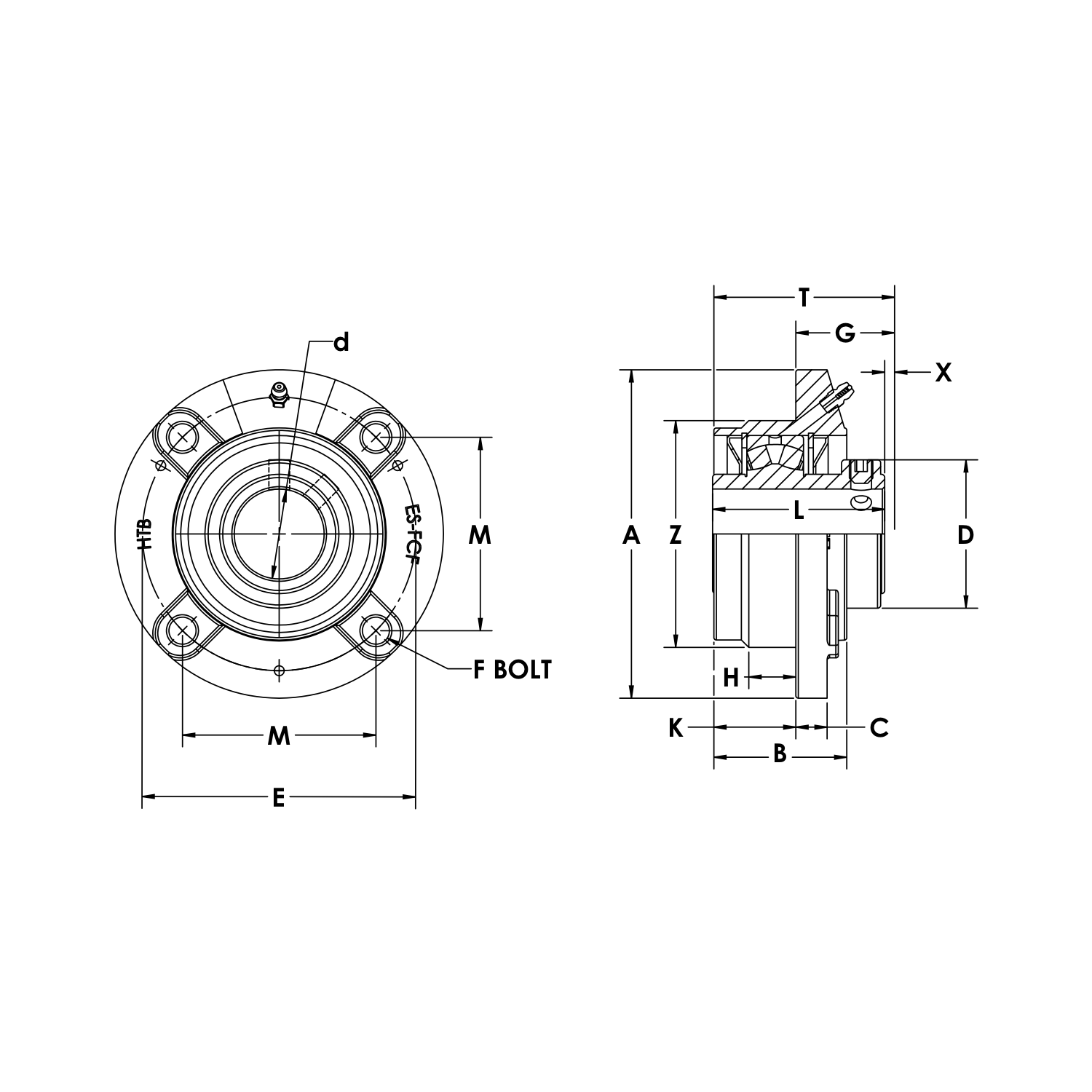 Heavy Duty Type E Piloted Flange: 60mm Type E Expansion Piloted Flange ...